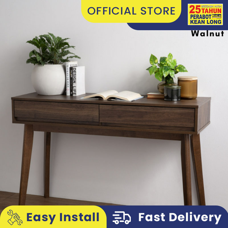 KLSB Console Table with 2 drawers / Meja Konsol 2 Laci / Meja solek ...