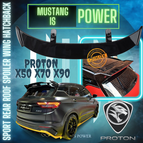 SPORT REAR ROOF SPOILER WING HATCHBACK PROTON X50 X70 X90 | Shopee Malaysia