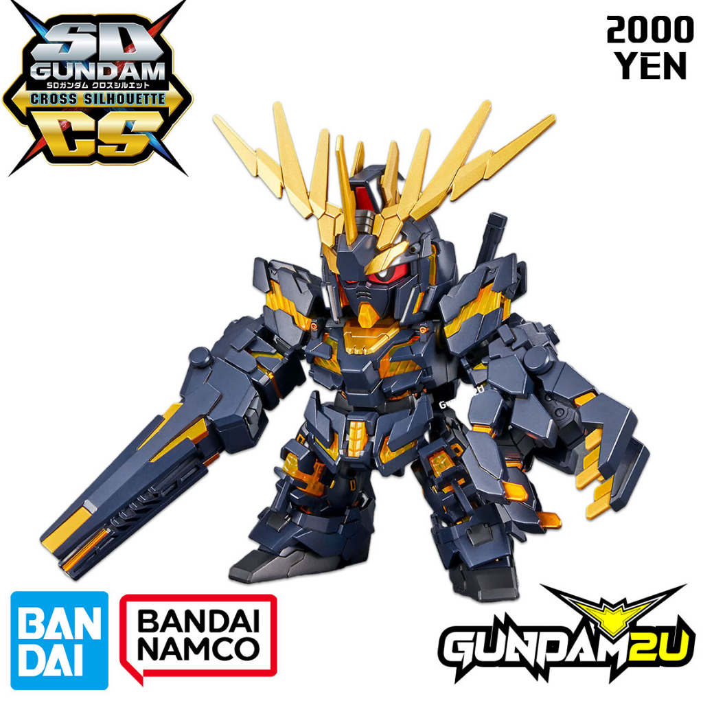 BANDAI SDCS Gundam Banshee / Banshee Norn Destroy Mode - SD Cross ...