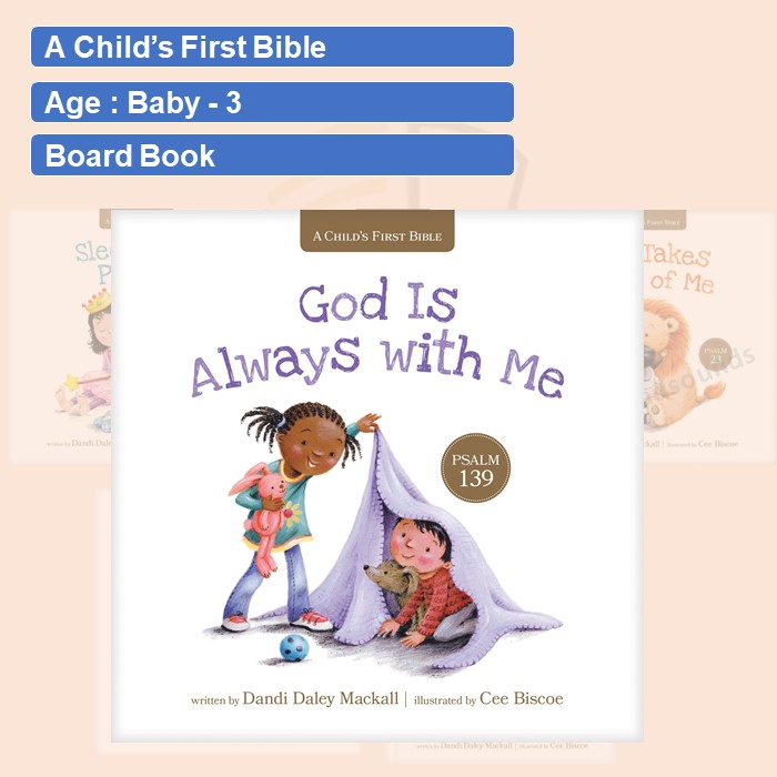 God Is Always with Me: Psalm 139 | Board book | Gladsounds | Shopee ...