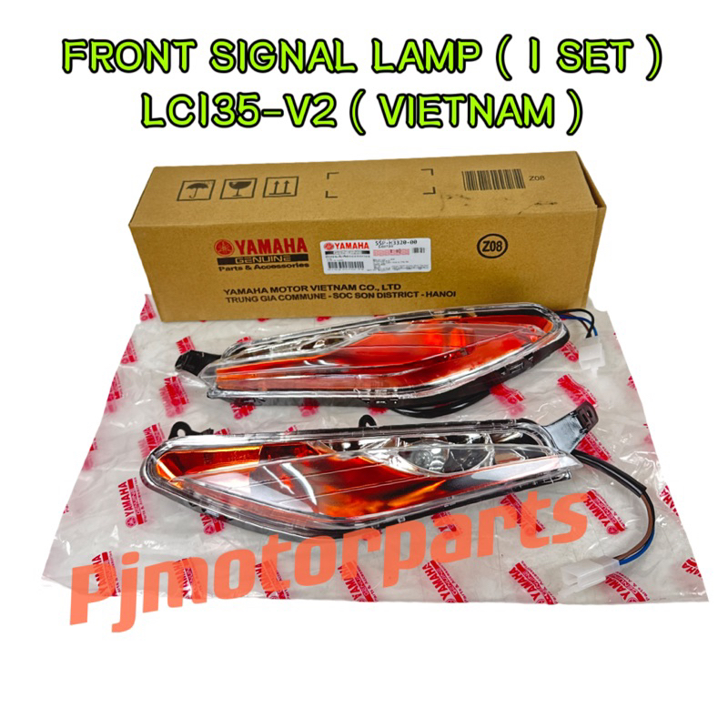 YAMAHA LC135-V2 LCV2 ( VIETNAM ) ( 1 SET ) FRONT SIGNAL LAMP LIGHT / LAMPU SIGNAL DEPAN & SOCKET ...