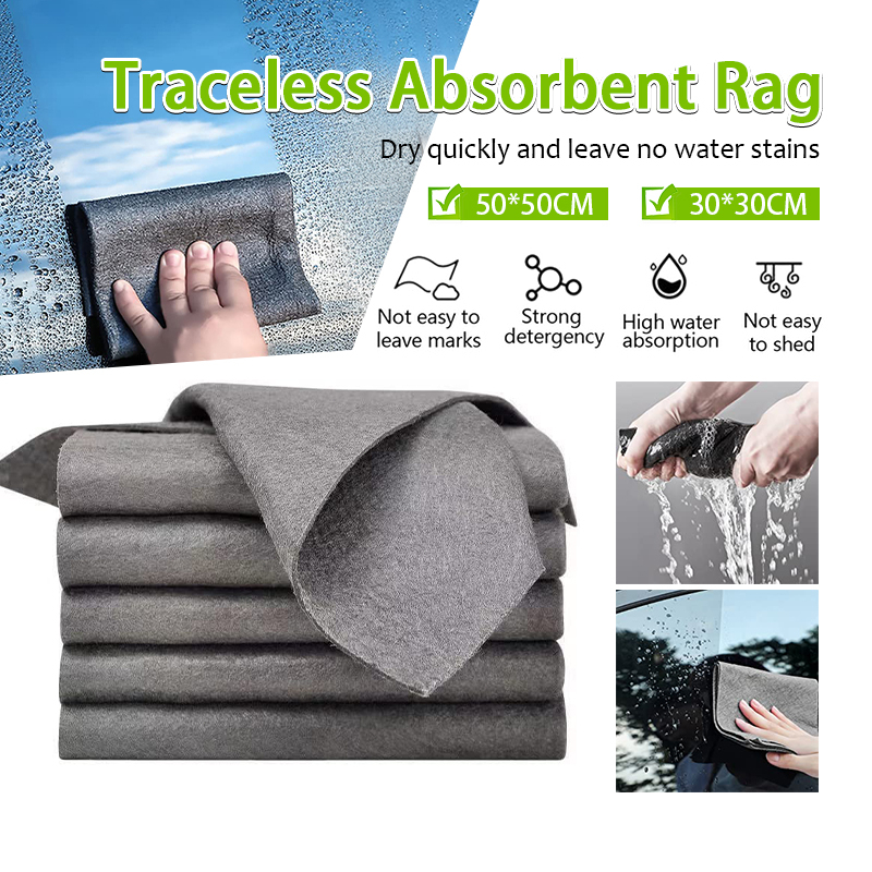 Magic Rag Glass Microfiber Cloth Glass Cleaning Mirror Car Wash Towel ...