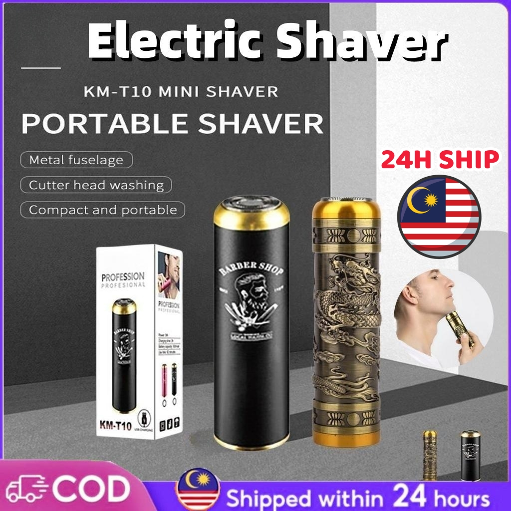【24H SHIP】Portable Electric Mini Shaver USB pencukur misai janggut ...