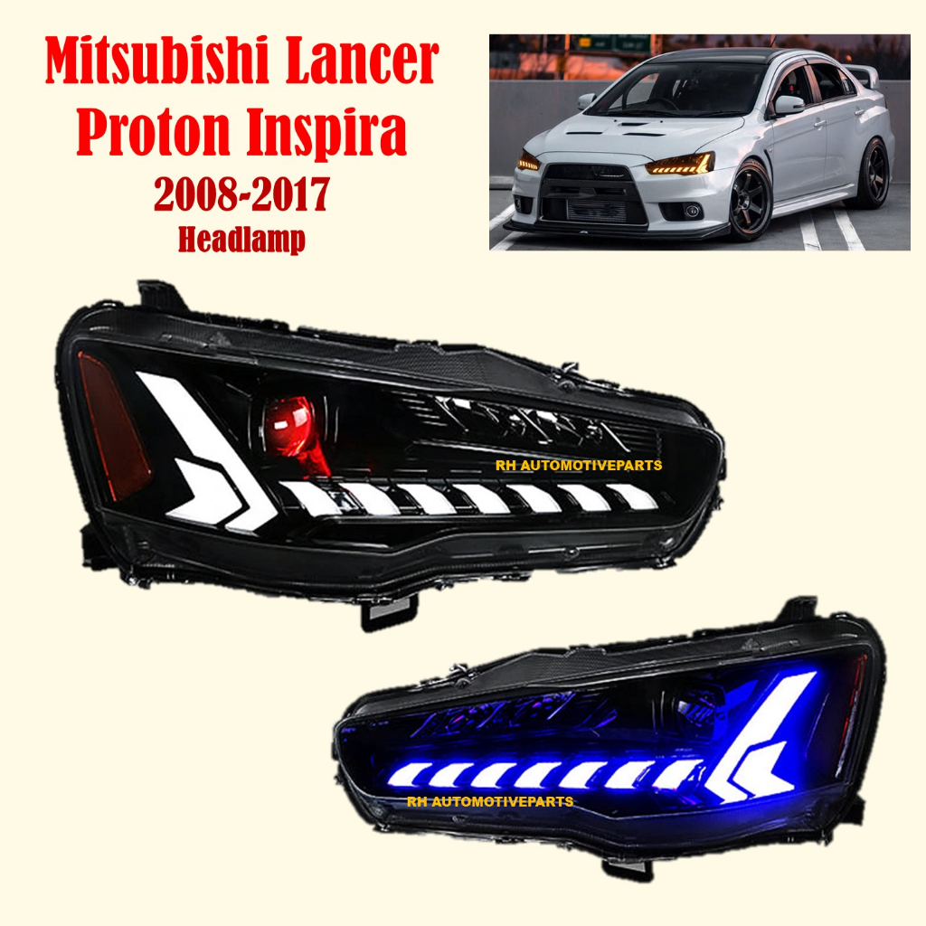 Mitsubishi Lancer GT EVO Evolution Proton Inspira 2008-2017 LED ...