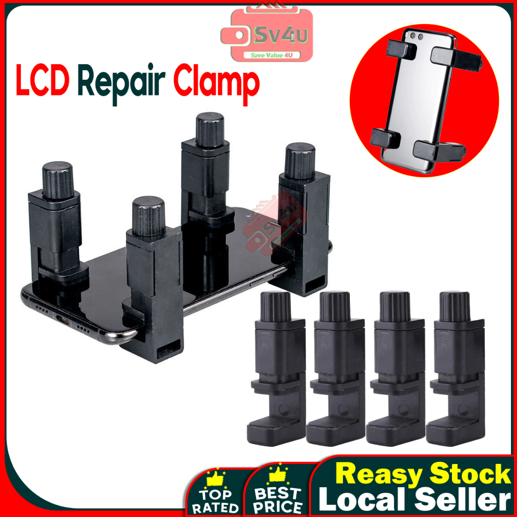 Universal Phone Screen Positioning Clip Fixture Adjustable Clamp Holder ...