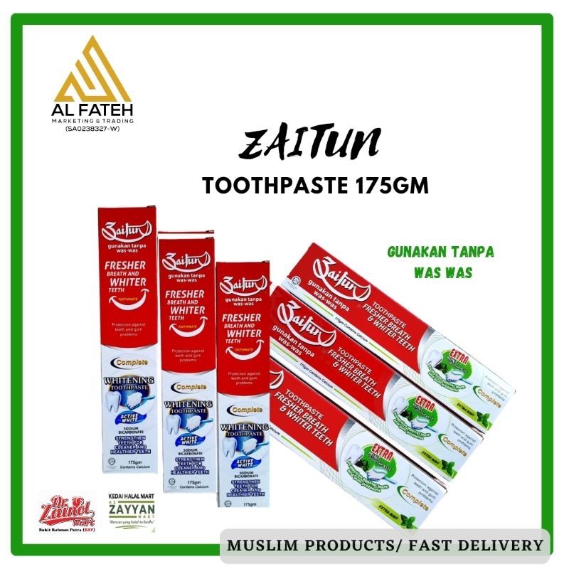 Ubat Gigi Zaitun 175gm(1pcs) / Toothpaste Zaitun 175g(1pcs) (Product ...