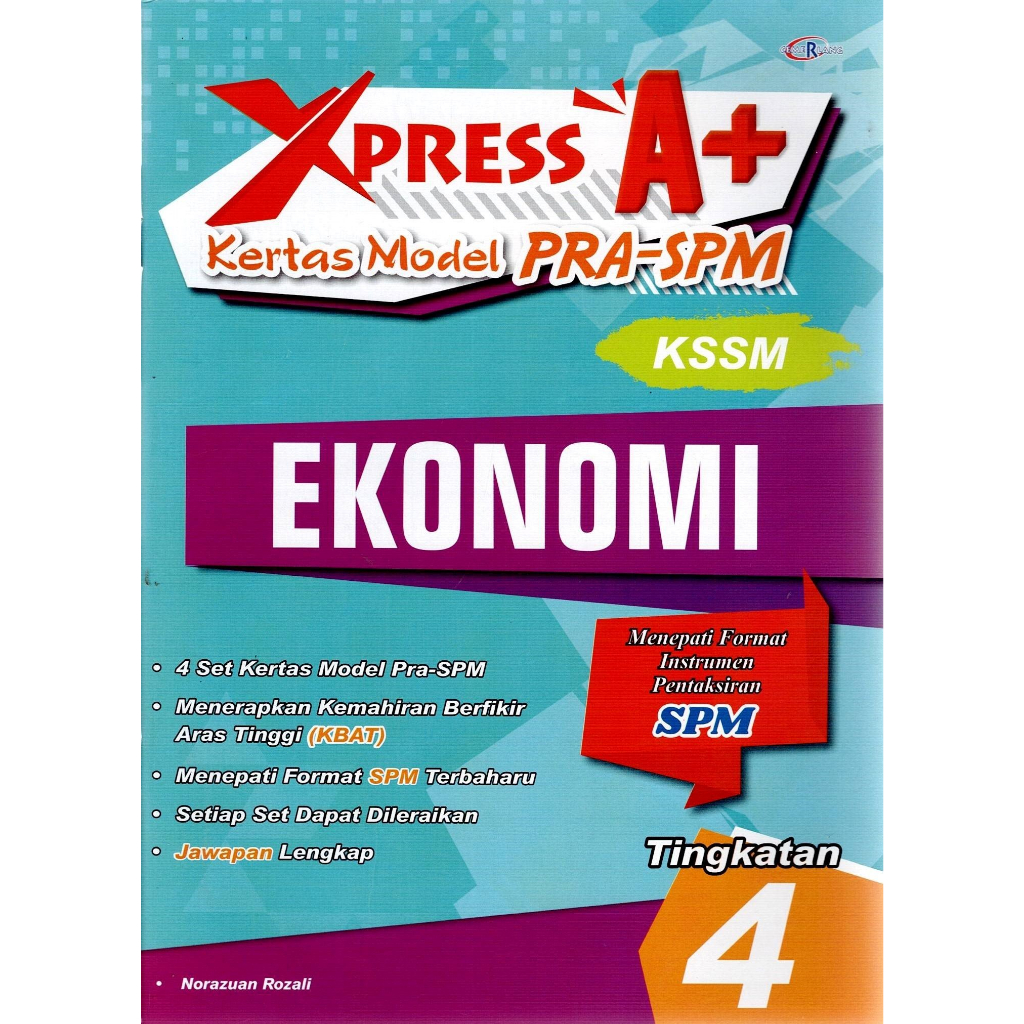 Xpress A Kertas Model Pra Spm Ekonomi Tingkatan 4 Kssm Shopee Malaysia