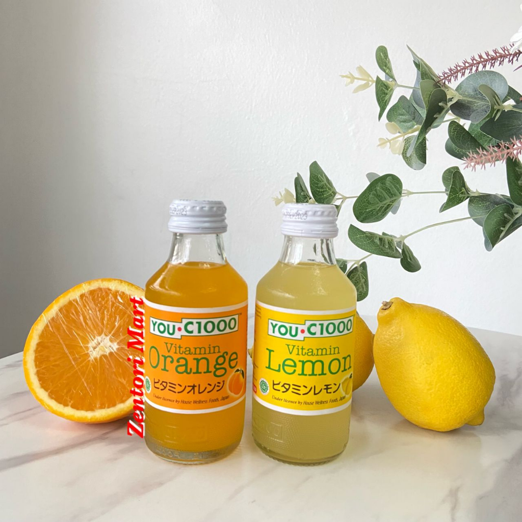You C1000 Vitamin Lemon/Orange 維他命C 1000 飲品 檸檬/ 橙子口味 140ml | Shopee ...