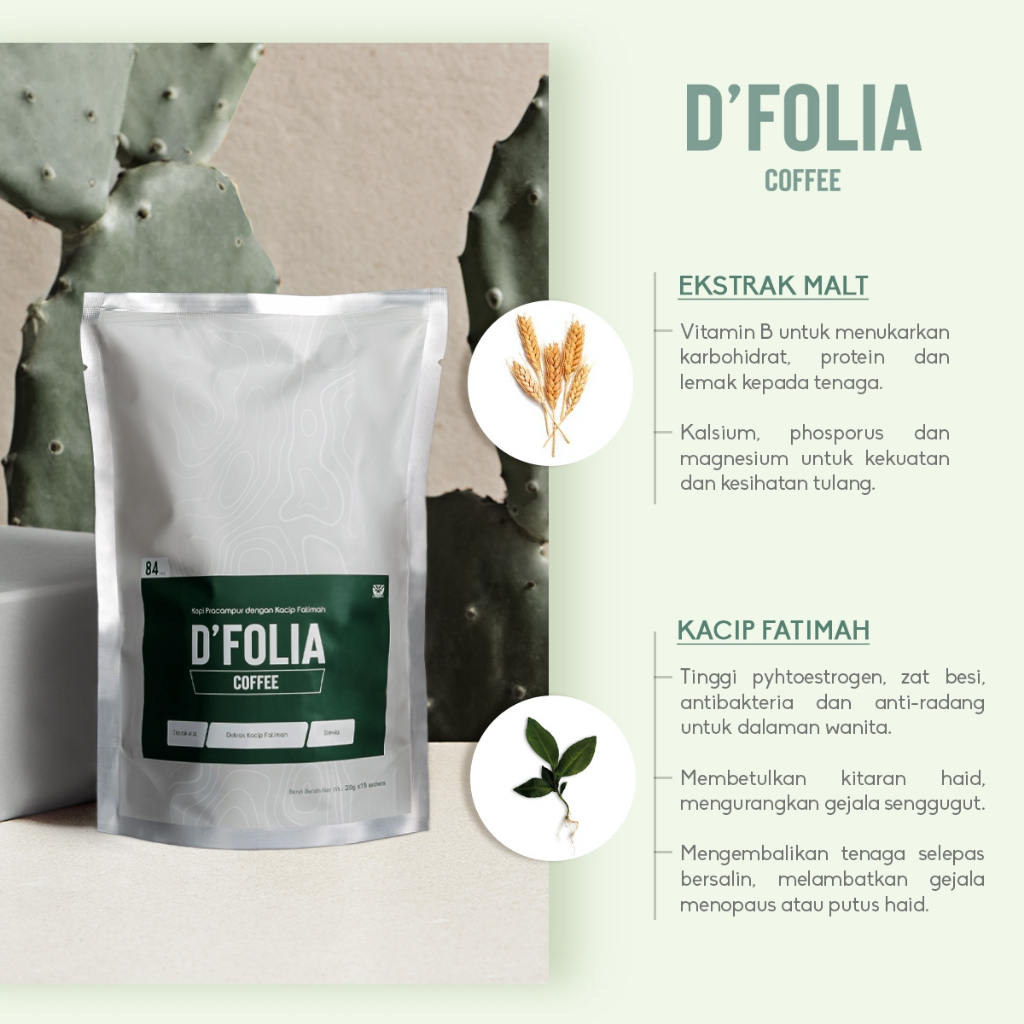 D'FOLIA COFFEE SENDAYU TINGGI MINUMAN PERISA COFFEE | Shopee Malaysia