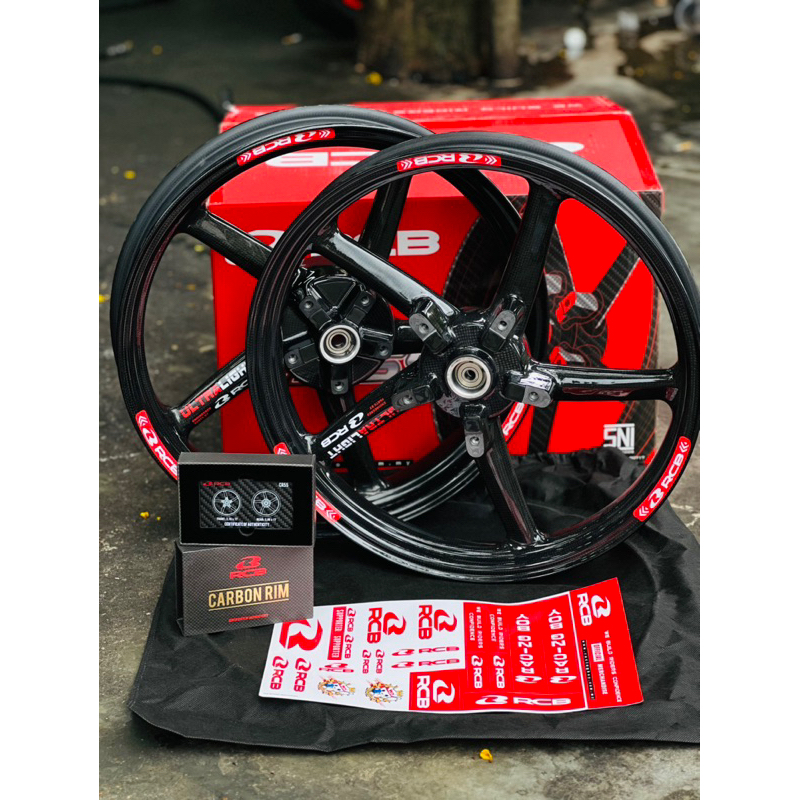 100% Original RCB CR55 Carbon Forged SportRim Yamaha Y15 V1 V2 Y16 ...