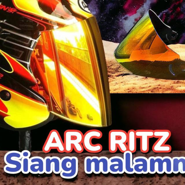 VISOR ARC RITZ AR1 AR4 YF1 YF DRAGON STICKER ARC PURPLE RAINBOW IDIRIUM ...