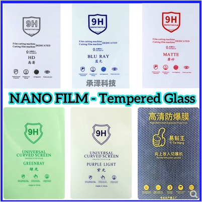 *Customize Cut* 9H Premium FullCover Nano Film Tempered Glass Screen ...