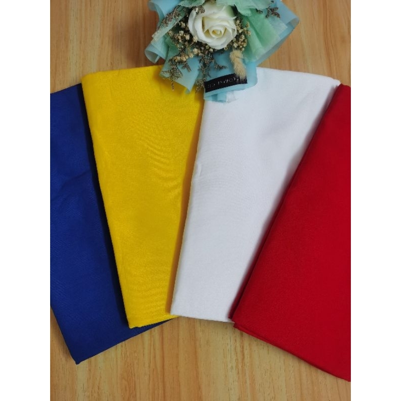 Kain warna merdeka, kain batik viral kosong, kain plain merdeka, kain ...