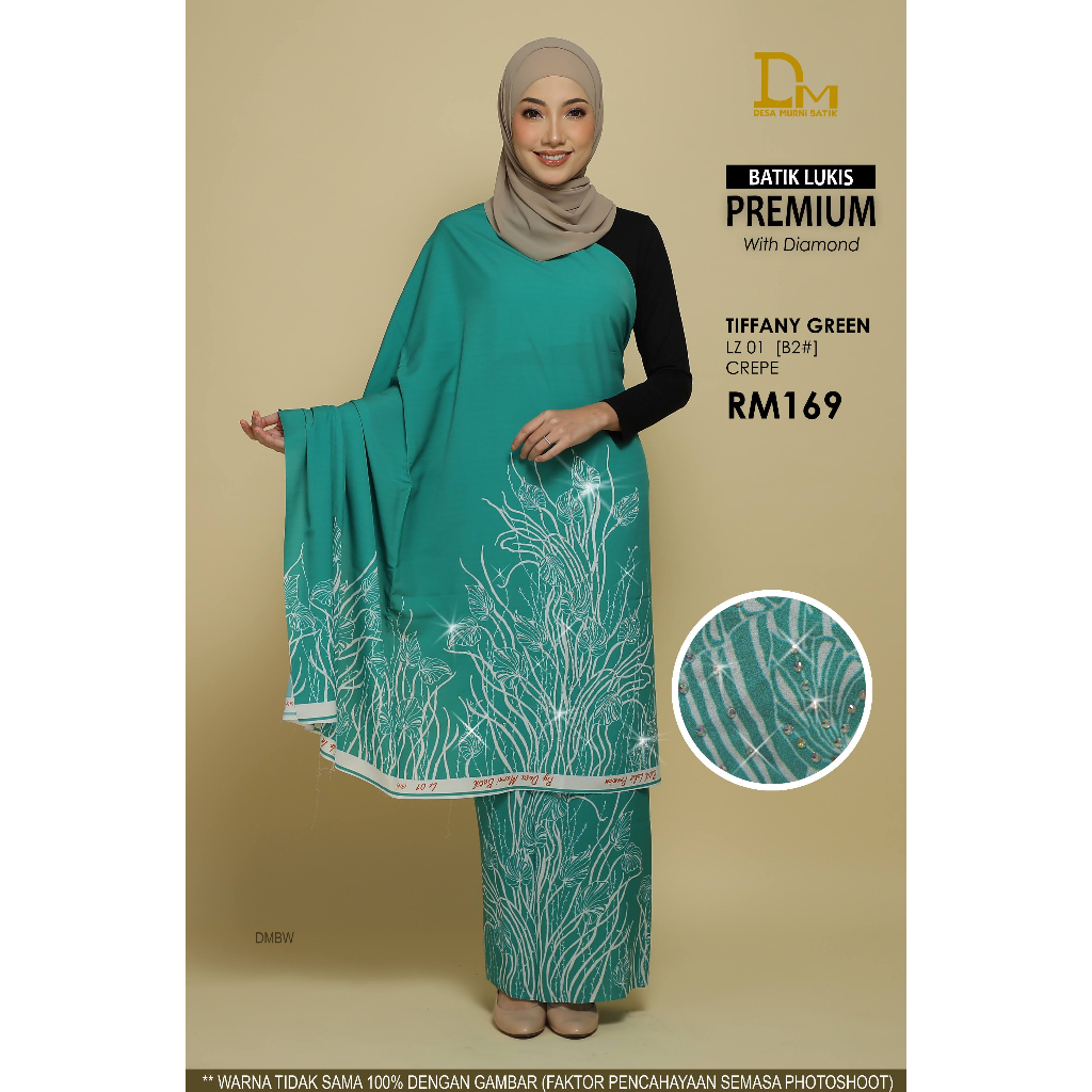 DESA MURNI BATIK - BATIK LUKIS PREMIUM With Diamond (LZ) | Shopee Malaysia
