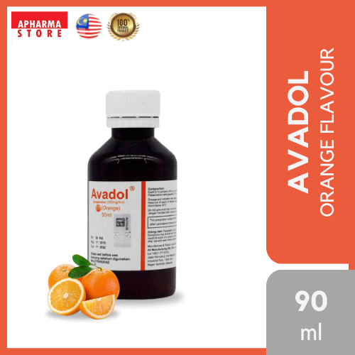 AVADOL SUSPENSION 250MG/90ML (ORANGE) | Shopee Malaysia