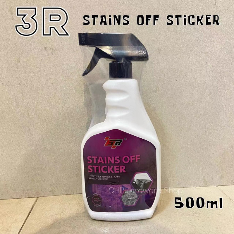 3R STAINS OFF STICKER 500ml / Labels and Double-Sided Adhesive Remover ...