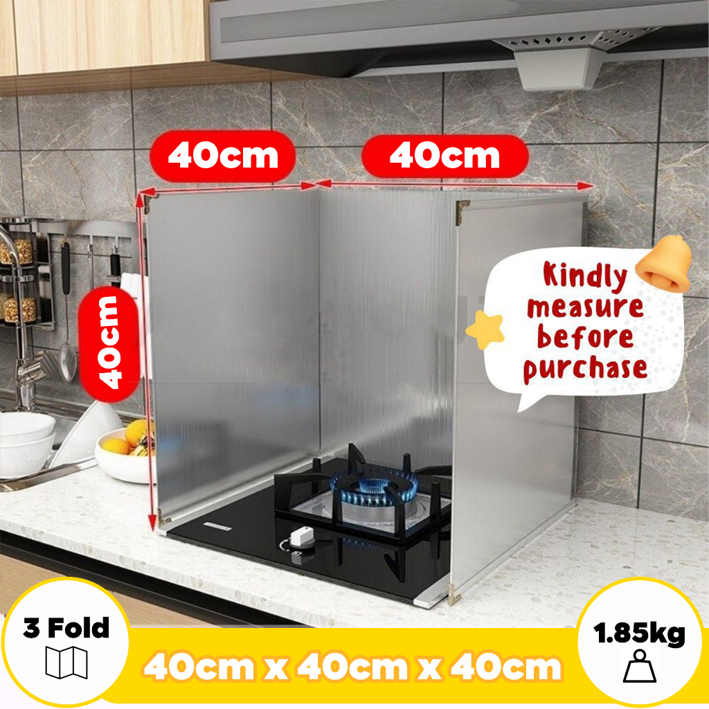 READY STOCK🇲🇾 Anti Oil Splatter Guard Grease Screens Oil Baffle Wall ...