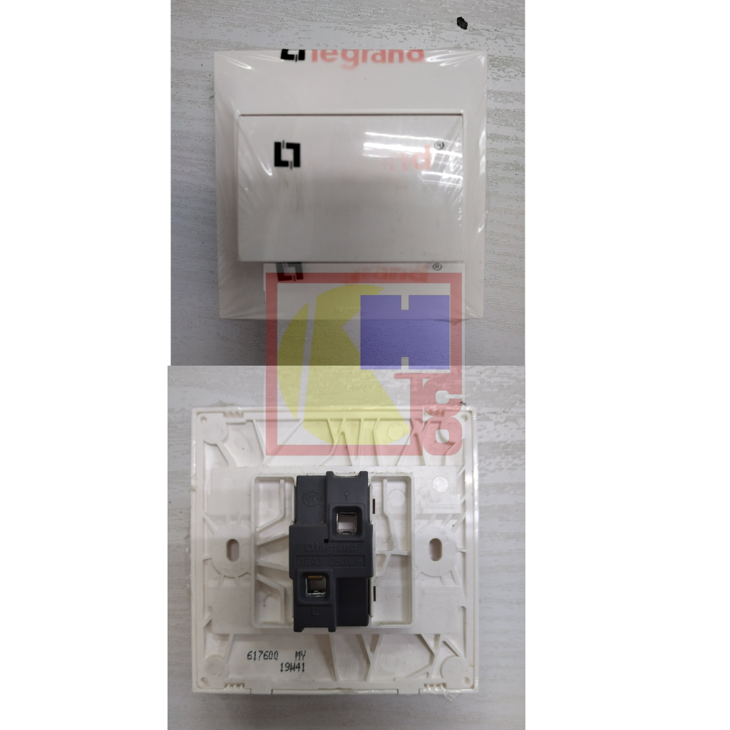 LEGRAND BELANKO S 1G 1W SWITCH SOCKET (WHITE) *DISPLAY SET | Shopee Malaysia
