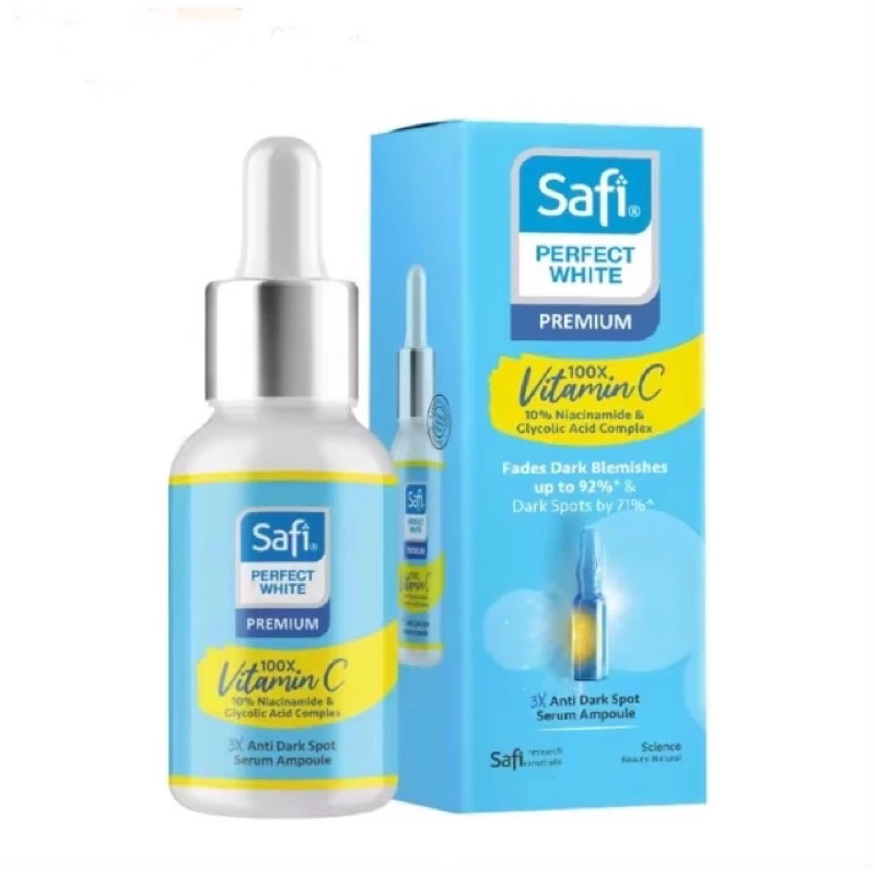 Safi Perfect White 3X Anti Dark Spot Serum Ampoule 30ml / Toner 100g ...