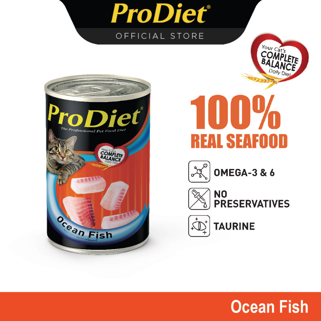 ProDiet Wet Cat Food - Ocean Fish (400G) | Shopee Malaysia
