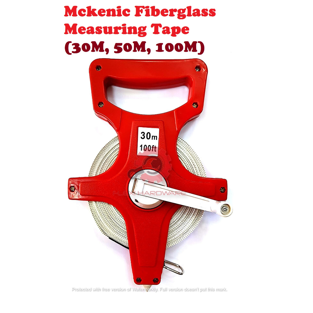 Mckenic Fiberglass Measuring Tape (30M, 50M, 100M) | Shopee Malaysia
