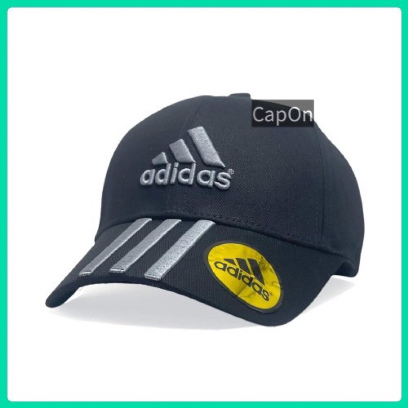 Adidas 3 Line Unisex Curved Brim Various Colour Cap | Shopee Malaysia