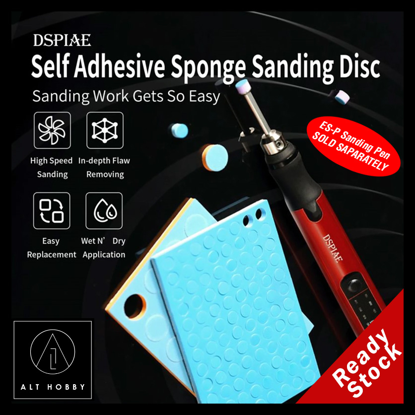 DSPIAE SS-C01/ SS-C02 Self Adhesive Sponge Sanding Disc/ Circular ...