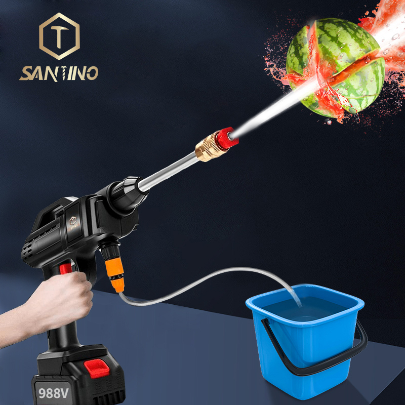 988VF Water Jet(10 year warranty) High Pressure Car Wash Gun Mesin Cuci Kereta Electric Cordless ...