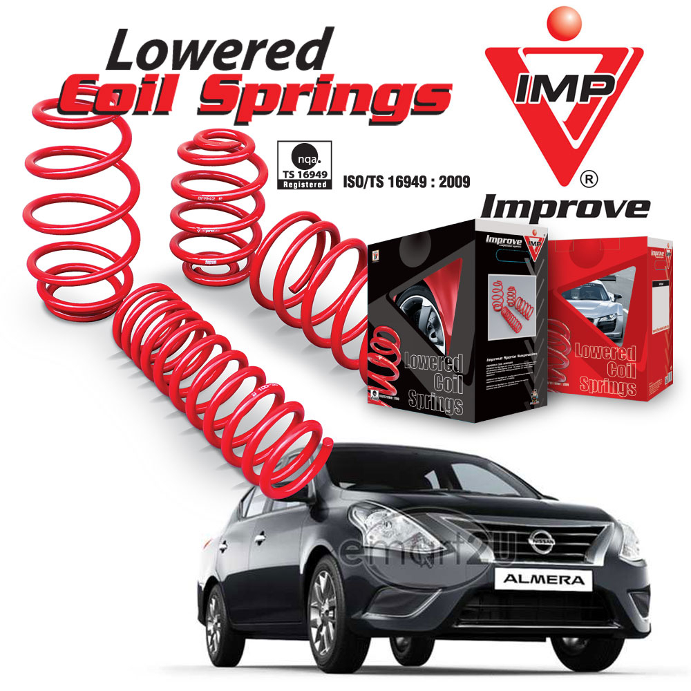 Nissan Almera IMP Lowered Sport Spring | Shopee Malaysia