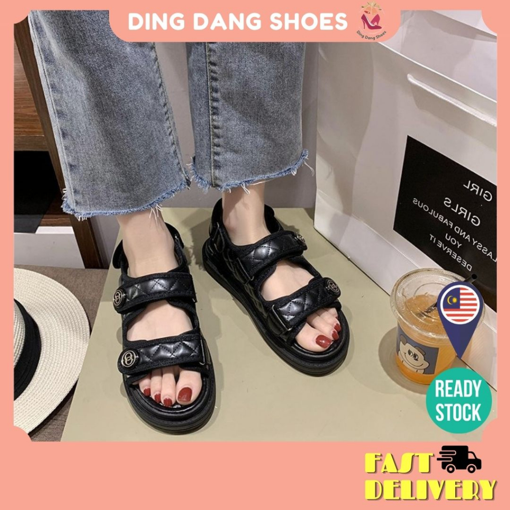 【DingDang】READY STOCK Women Men Sandals Soft Casual Anti-Slip ...