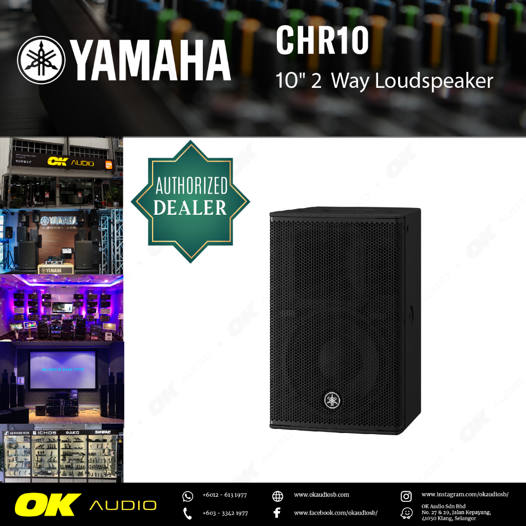 Yamaha CHR10 700-Watt 10" Passive Speaker ( CHR 10 / CHR-10 ) | Shopee Malaysia