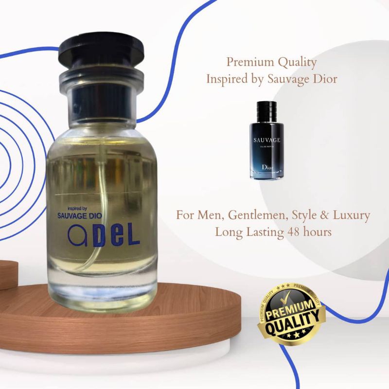 inspired perfume by SAUVAGE DIOR.[Long lasting 48 hours]. KUALITI ...