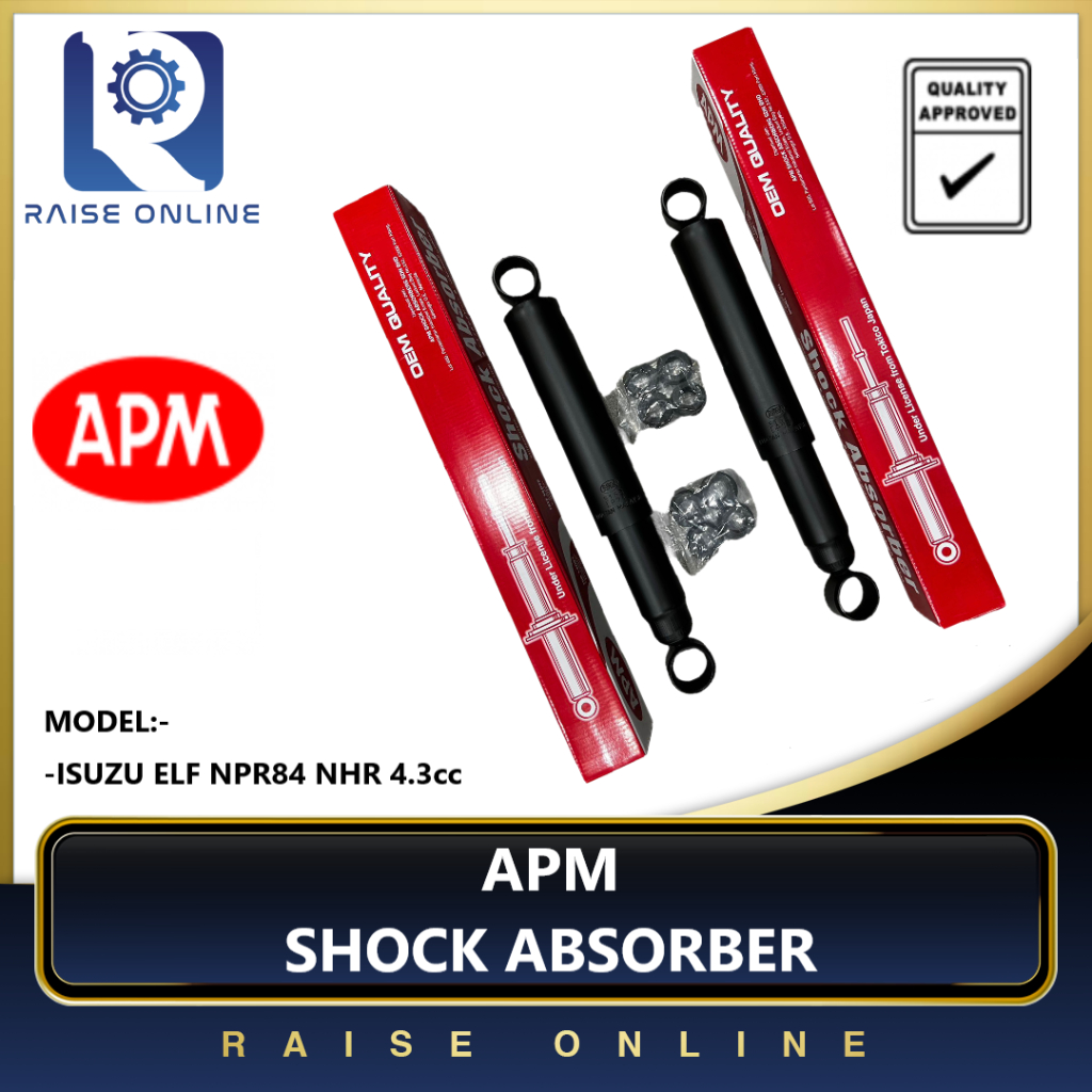 ( 100% ORIGINAL APM ) ISUZU NPR NHR 4.3 REAR SHOCK ABSORBER | Shopee ...