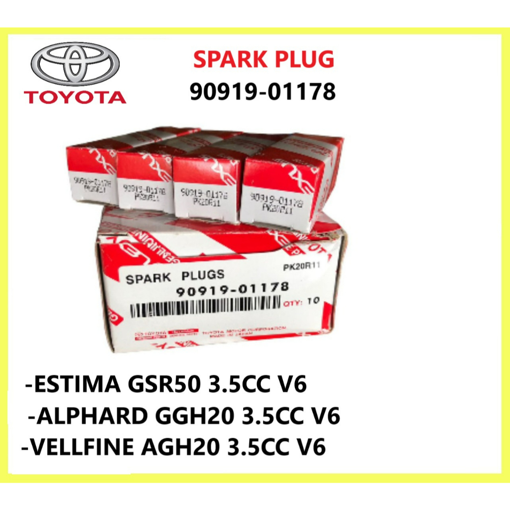 ORIGINAL PK20R11 DENSO SPARK PLUG (90919-01178) (BKR6EP-11 NGK) TOYOTA ...