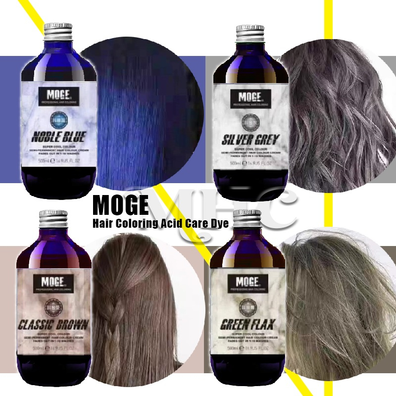 MOGE Hair Dye Permanent Color Waxing 3D 6D Acid Colour Hair Coloring ...