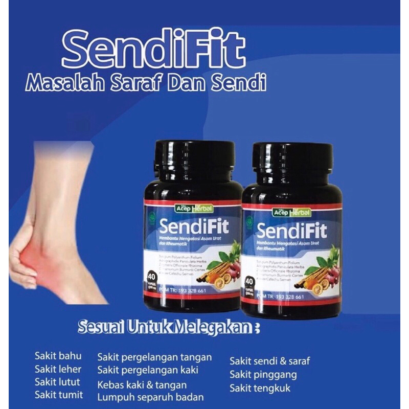 Sendi Fit Kapsul Saraf , Asam urat , lutut , pinggang , Kebas | Shopee ...