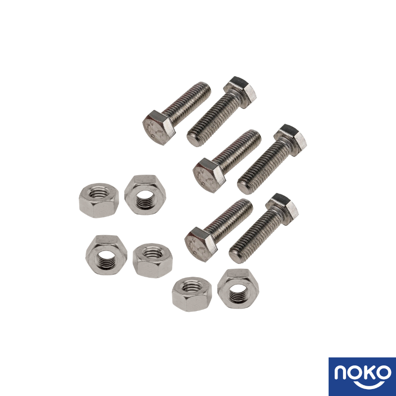 NOKO Hexagon Screw & Bolt (6x25mm, 8x25mm) | Shopee Malaysia