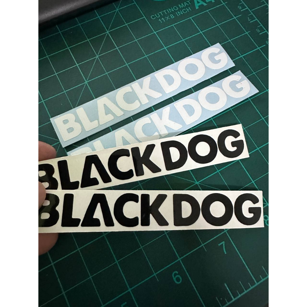 STICKER CAMPING BLACKDOG WARNA HITAM/PUTIH | Shopee Malaysia