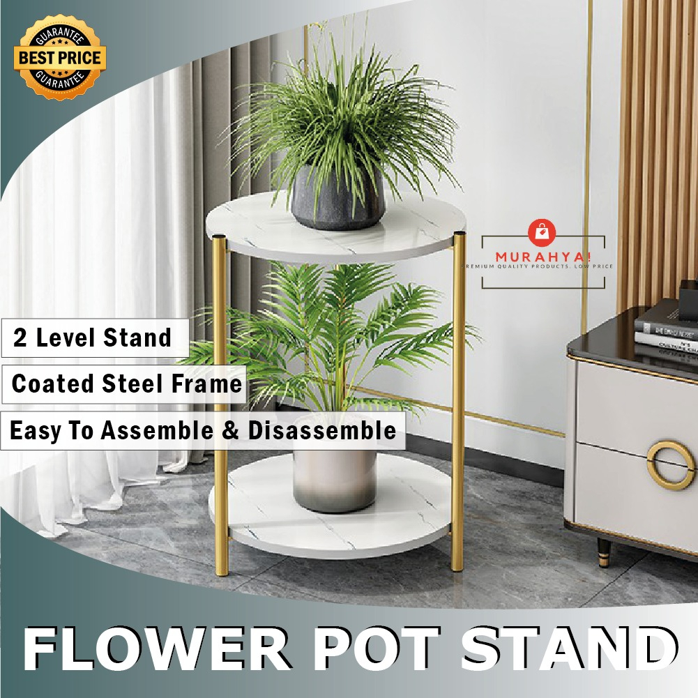 Flower pot stand Rak bunga display rack indoor outdoor garden plant ...