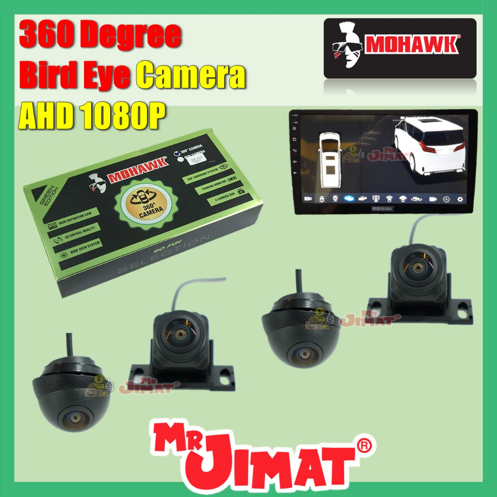 Mohawk 360 Degree AHD Camera 1080P | Bird EYE View | for Android Player ...