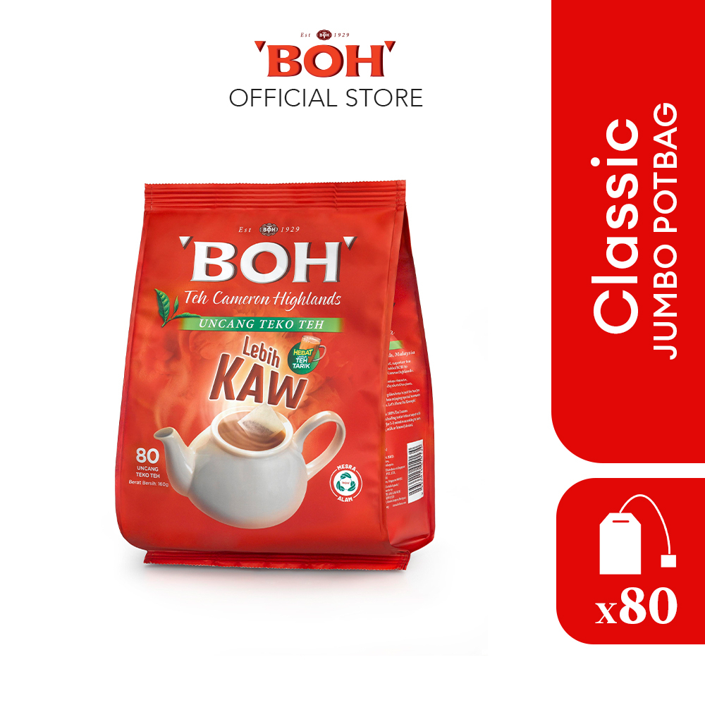 BOH Tea Potbags (80s) / BOH Uncang Teko Teh (80s) | Shopee Malaysia