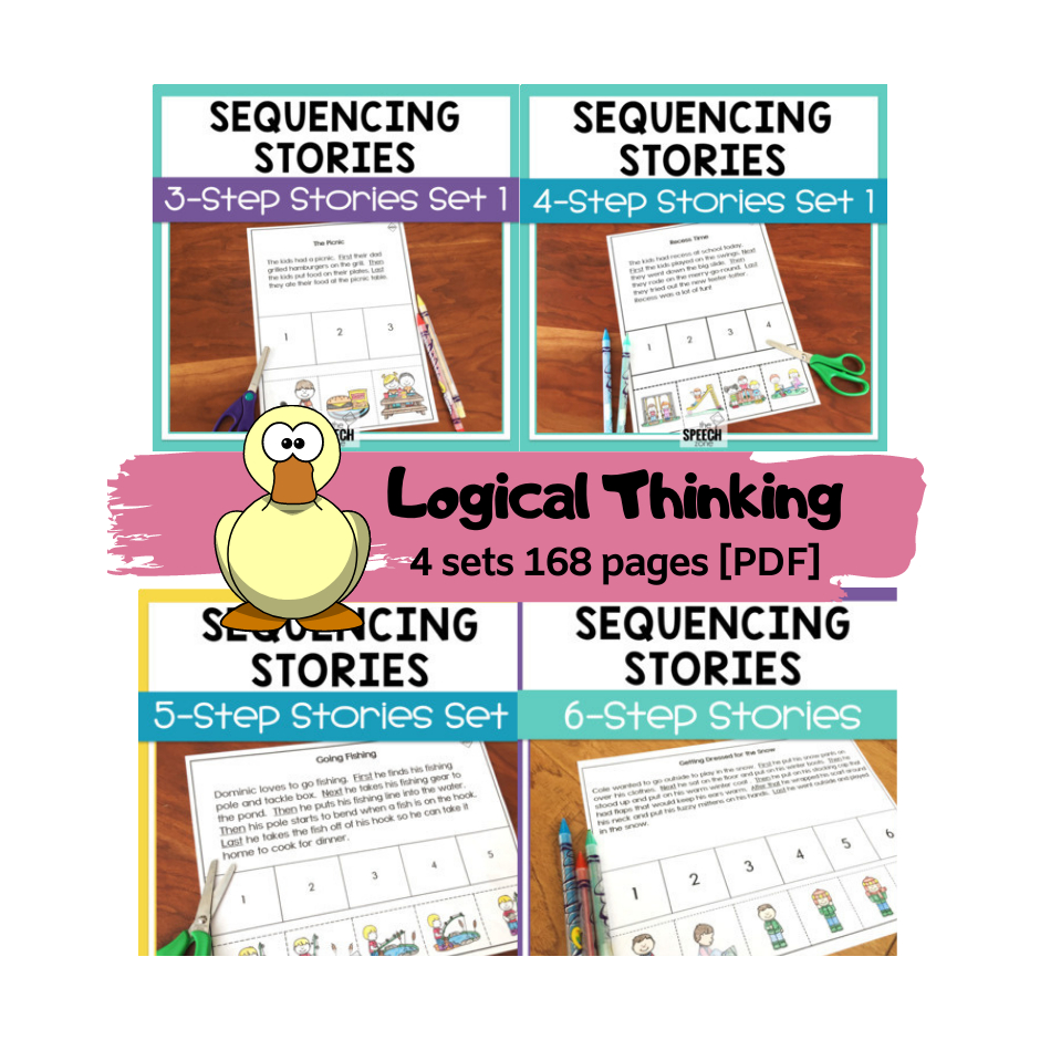A23 - [PDF] Sequencing Stories 4 sets 168 pages - preschool ...
