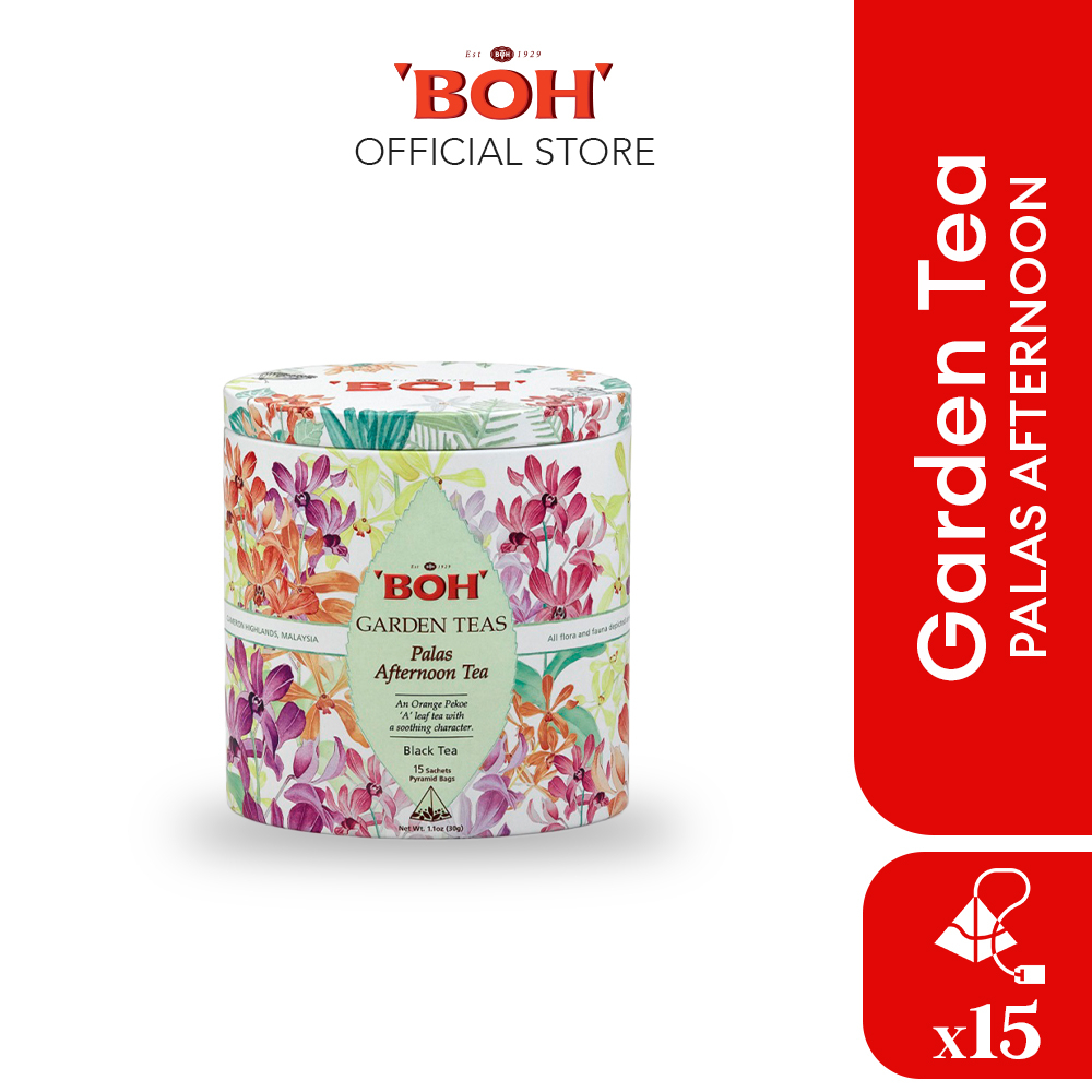 BOH Garden Tea Palas Afternoon Tea Pyramid Teabag (15s) / BOH Teh Hitam ...