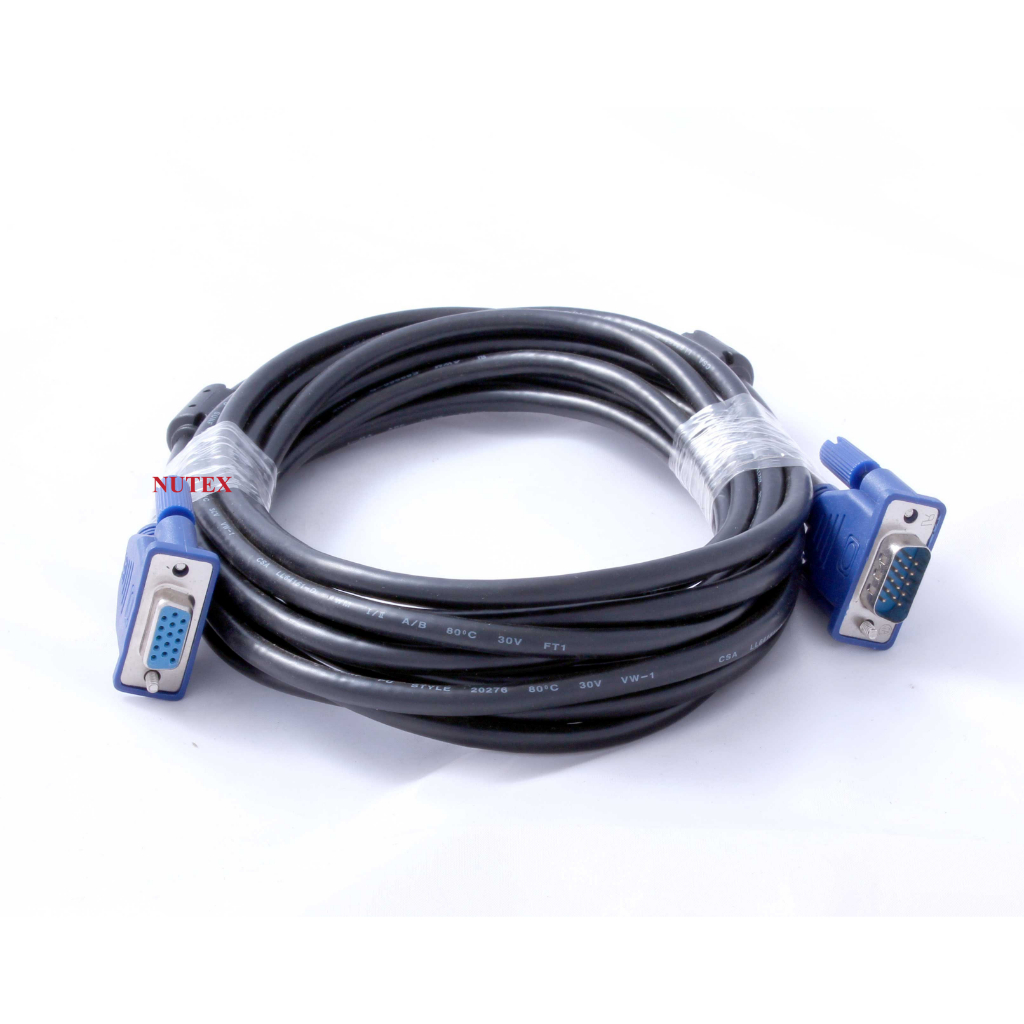 VGA extension cable 5m 15pin RGB male to female Cable 5meter HD HDTV ...
