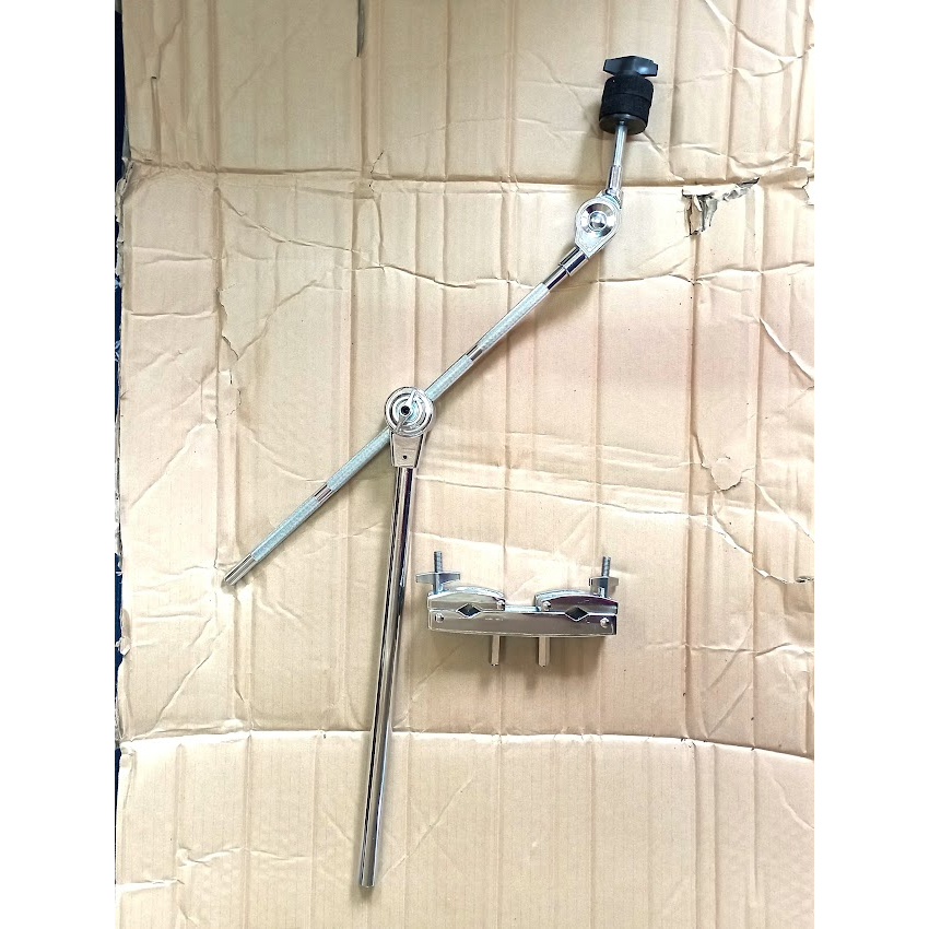 Cymbal Boom Holder Arm with Attachment Clamp Clip Stand Drum Extension ...