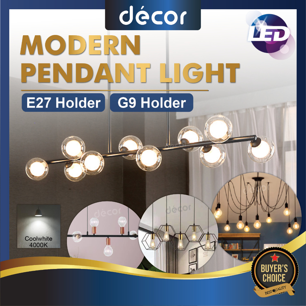 Modern Decorative Pendant Light Hanging Pendant Lamp Decor Ceiling ...
