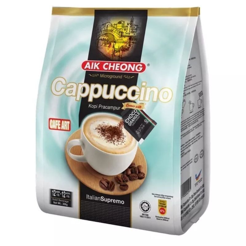 [MUST TRY] AIK CHEONG 3in1 Chocolate 480g (40g x 12sachets) | Shopee Malaysia