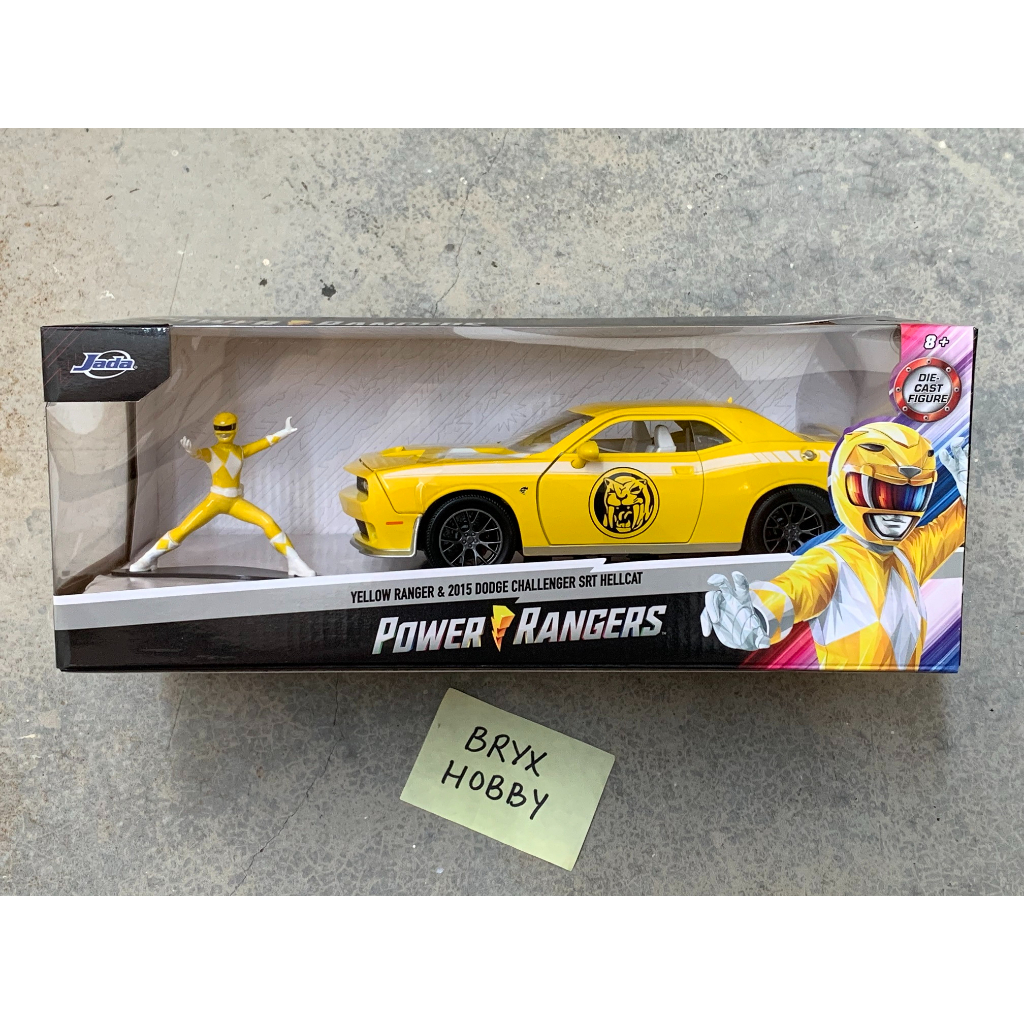 Jada Toys Metals Hollywood Rides Power Rangers Yellow Ranger & 2015 ...