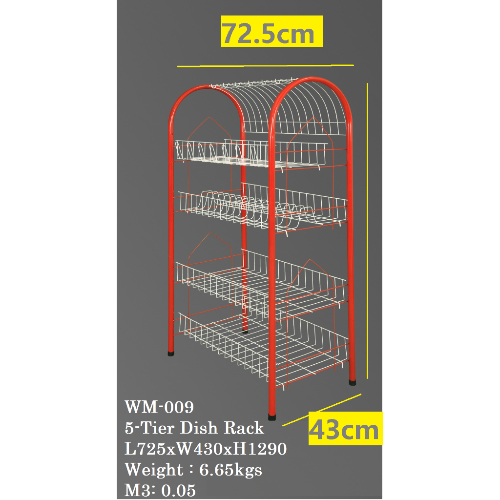 WM-009 / WM-7002 Dish Rack/Storage Rack/ Multi Purpose Rack/ rak dapur ...