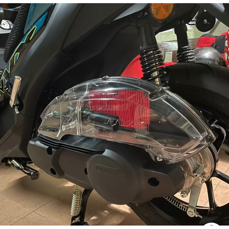 YAMAHA NVX V2 AIR FILTER COVER SMOKE CLEAR CARBON AIRBOX COVER NVX2021 ...